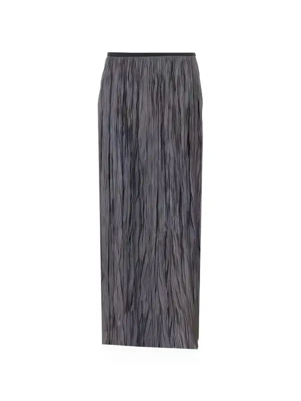ROBERTO COLLINA Pleated Skirt - Grey