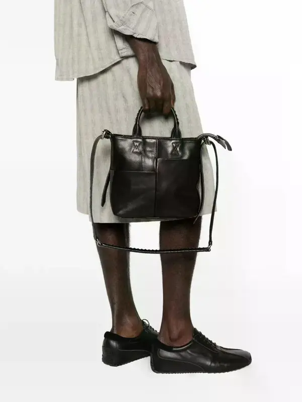 CORNELIAN TAURUS BY DAISUKE IWANAGA Braided-handle Tote Bag