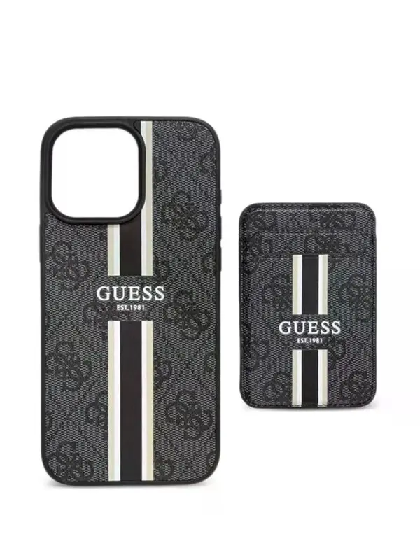 Guess Logo Iphone 16 Pro Max Phone Case - Grey