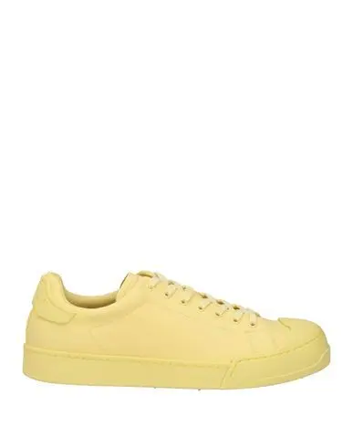 Marni Low-top Leather Sneakers - Yellow