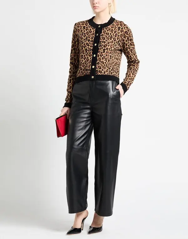 Versace Cardigan In Leopard Print