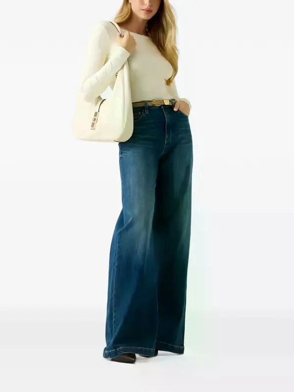 Guess Patterned Long-sleeved Top - Neutrals