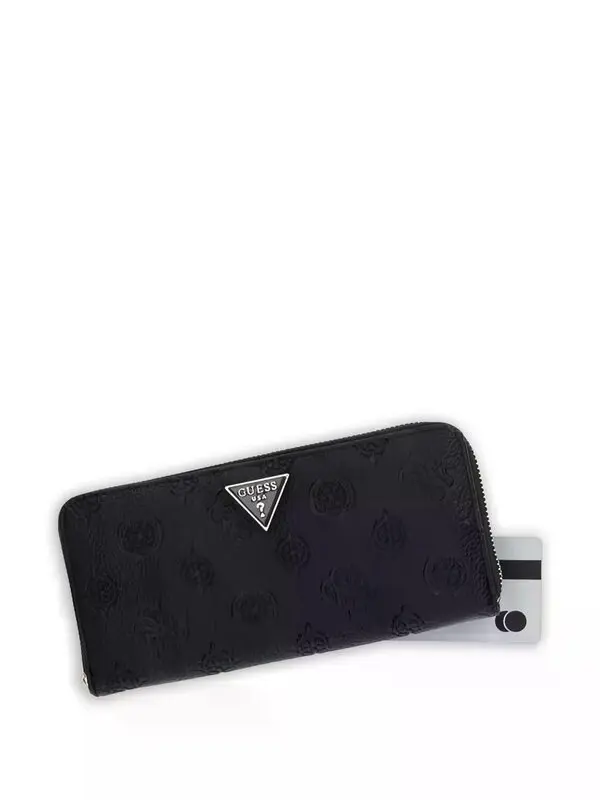Guess Maxi Cresidia Embossed Zip Wallet