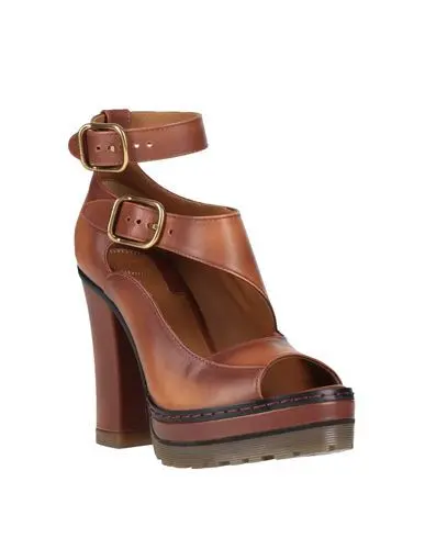 Chloé Leather Open-toe Pumps