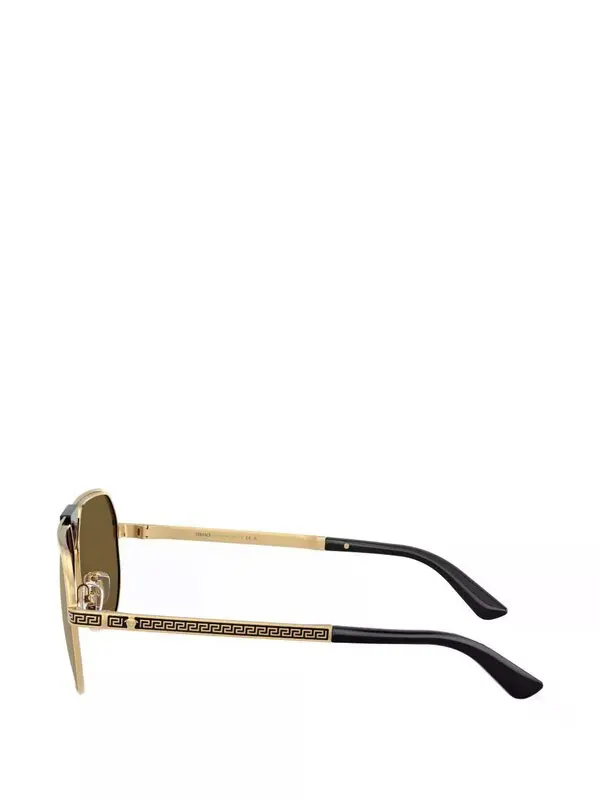 Versace Greca Flow Sunglasses - Gold