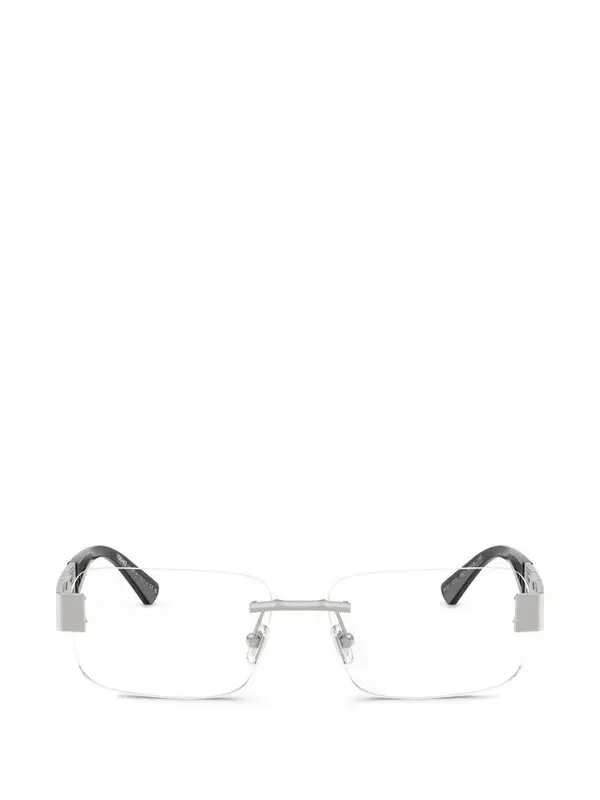 Versace Rectangle-frame Eyeglasses - Silver