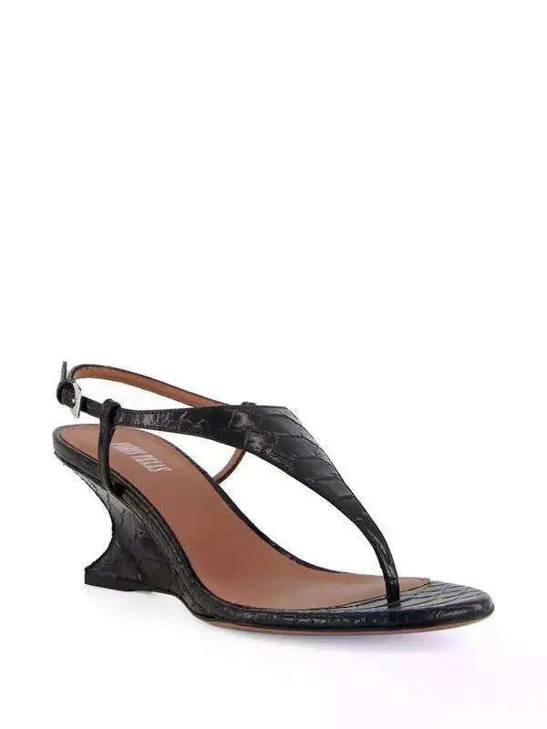 Paris Texas Nina Leather Sandals - White