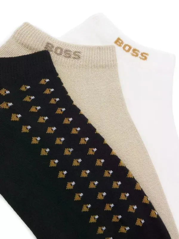 BOSS Patterned Socks Set