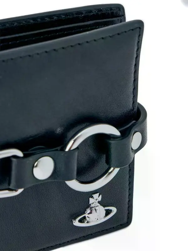 VIVIENNE WESTWOOD Bondage Bi-fold Wallet - Black