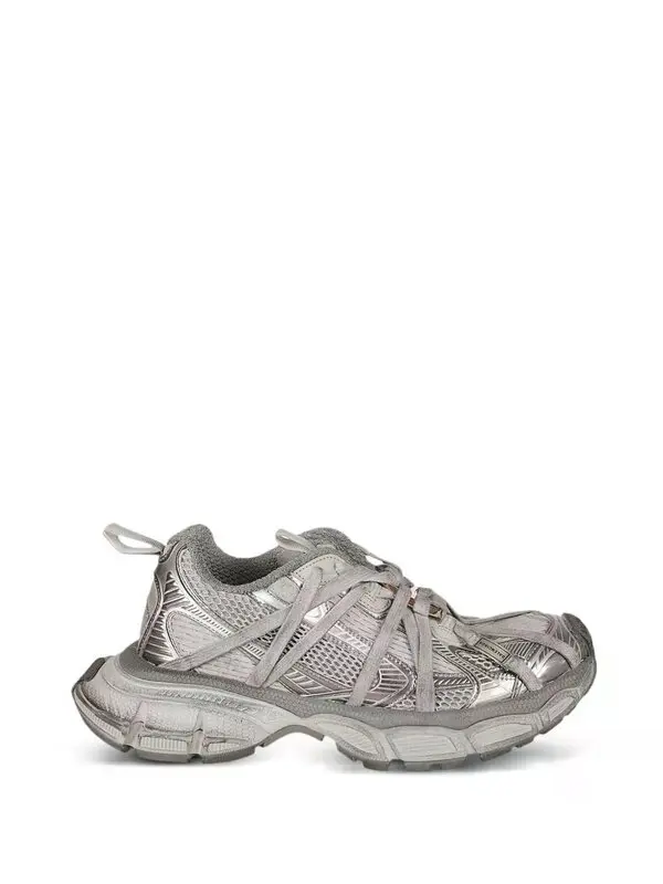 Balenciaga 3xl Extreme Laces B Slip-on Sneakers - Silver