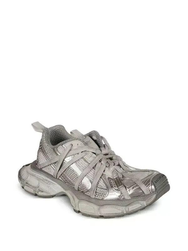 Balenciaga 3xl Extreme Laces B Slip-on Sneakers - Silver