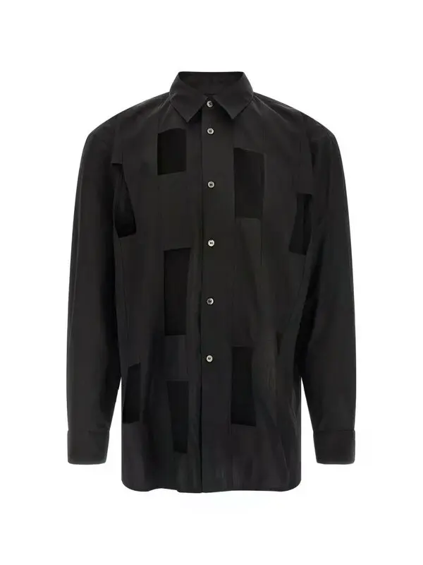 Comme Des Garçons Geometric Cut-out Shirt