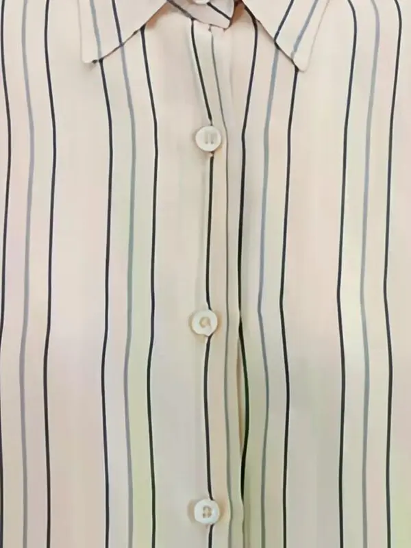 UMIT BENAN Marghe Striped Shirt - Neutrals