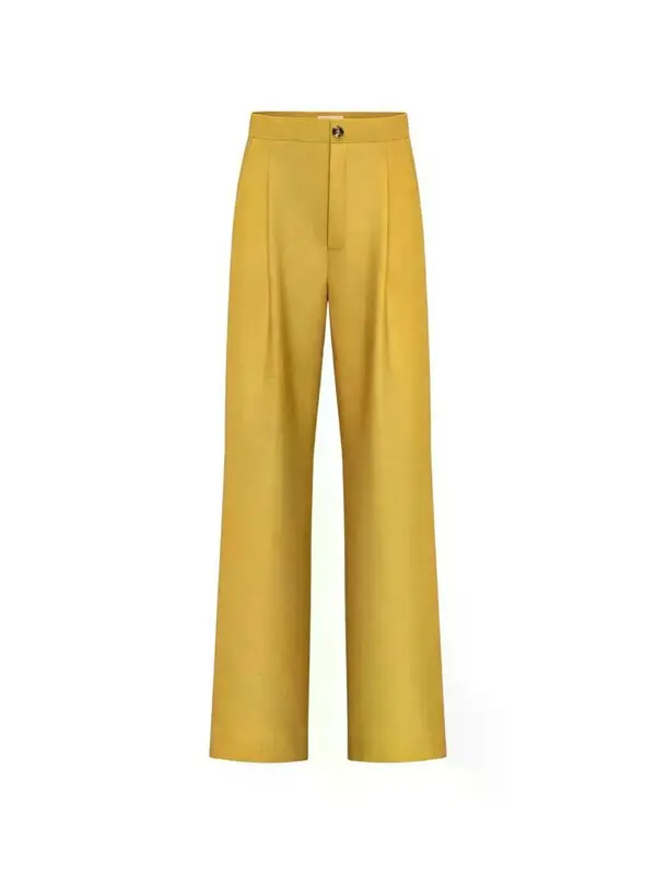 Marella Emme Pleated Trousers - Yellow