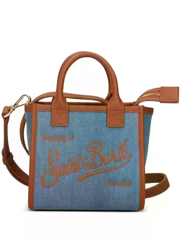 MC2 SAINT BARTH Top-handle Shoulder Bag - Blue