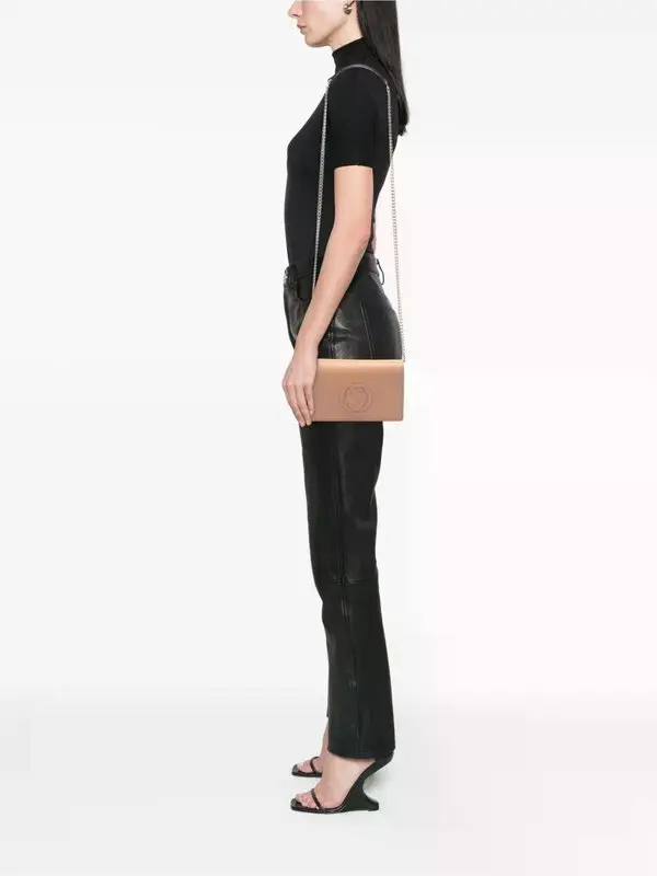 Gucci Pebbled Calfskin Soho Wallet On Chain Crossbody Bag - Neutrals