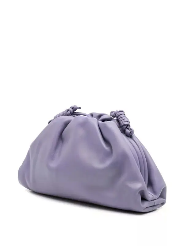 Bottega Veneta Lambskin The Mini Pouch Crossbody Bag - Purple