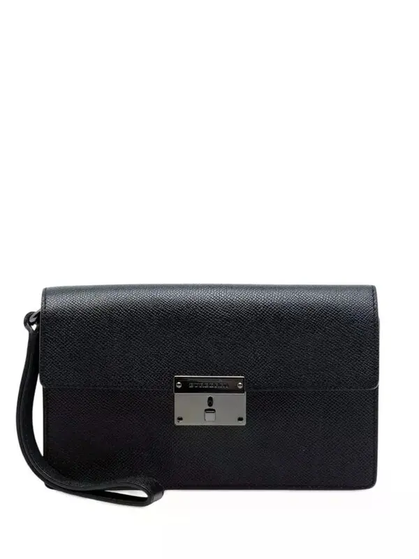 Burberry Leather Clutch Bag
