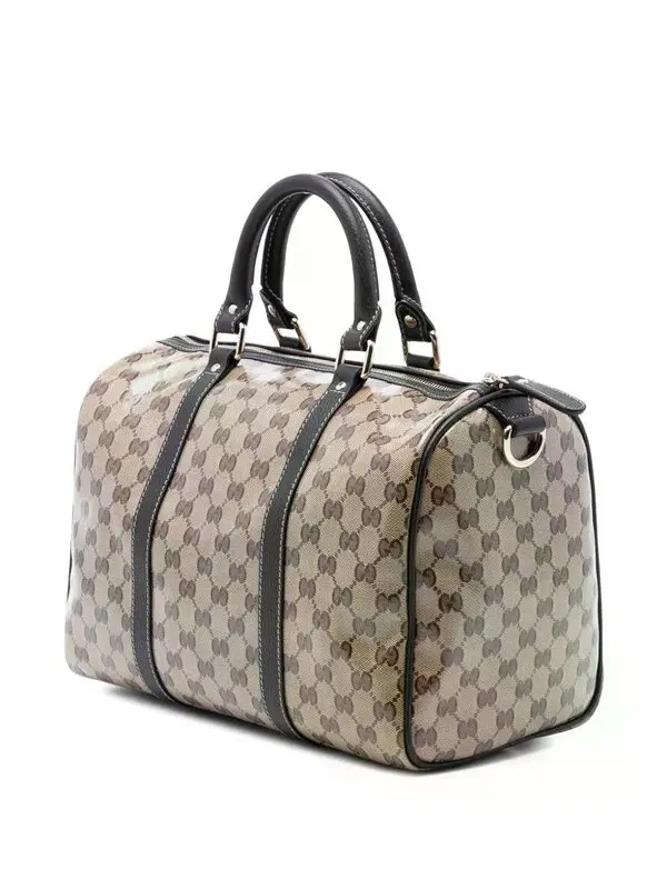 Gucci Medium Gg Crystal Joy Boston Bag - Neutrals