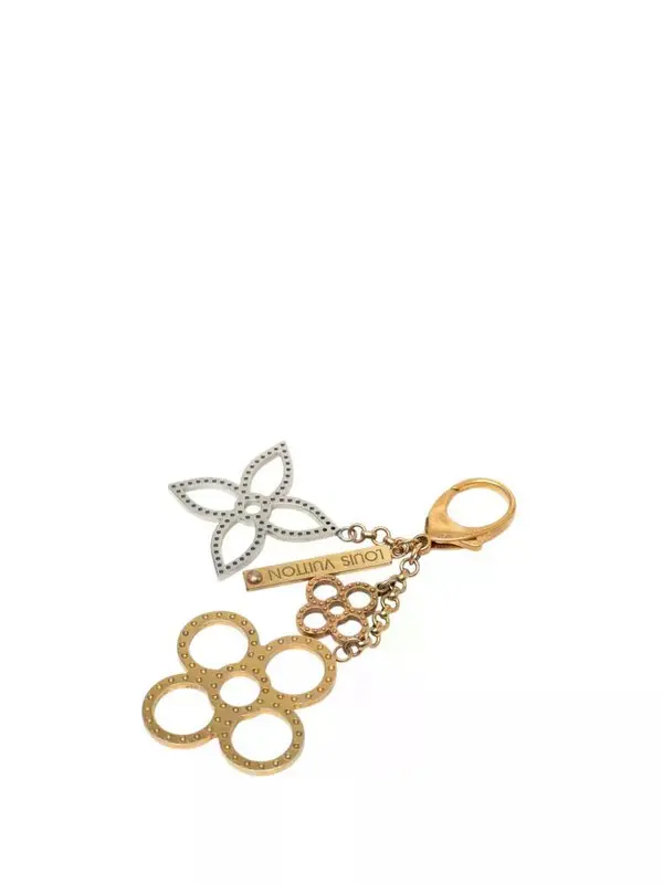 LOUIS VUITTON 2010 Plated Bijoux Sac Tapage Bag Charm Keychain - Gold