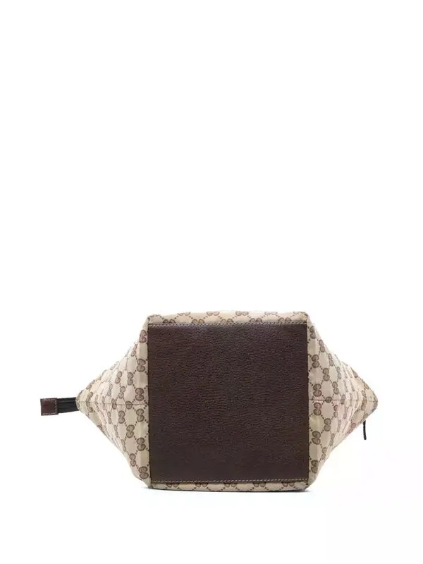 Gucci Gg Canvas Web Handbag - Neutrals