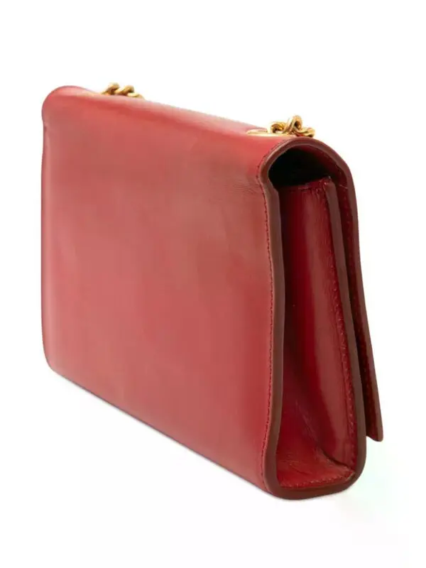 Saint Laurent 2013 Small Monogram Kate Tassel Crossbody Bag - Red