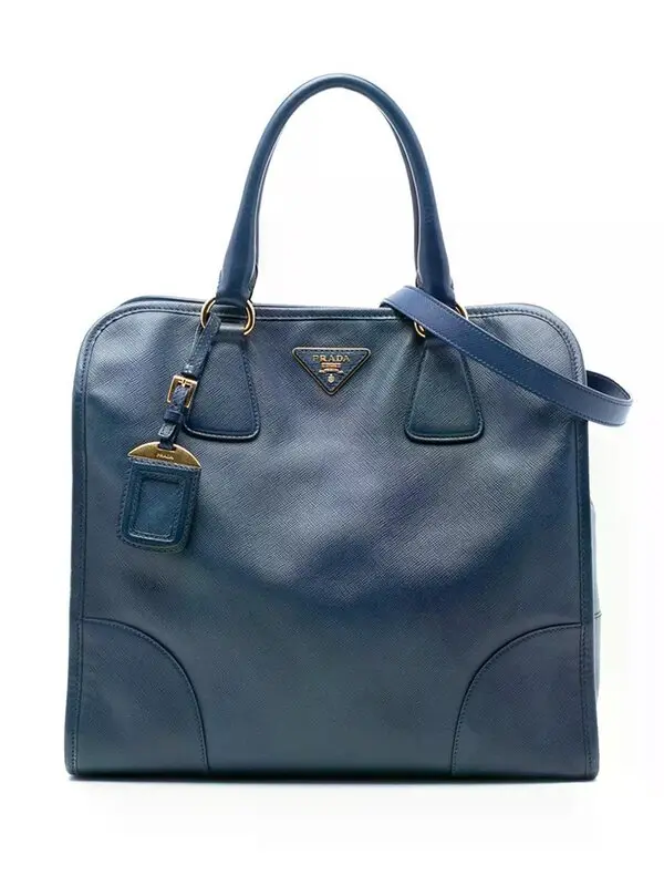 Prada Saffiano Lux Shopping Tote Satchel