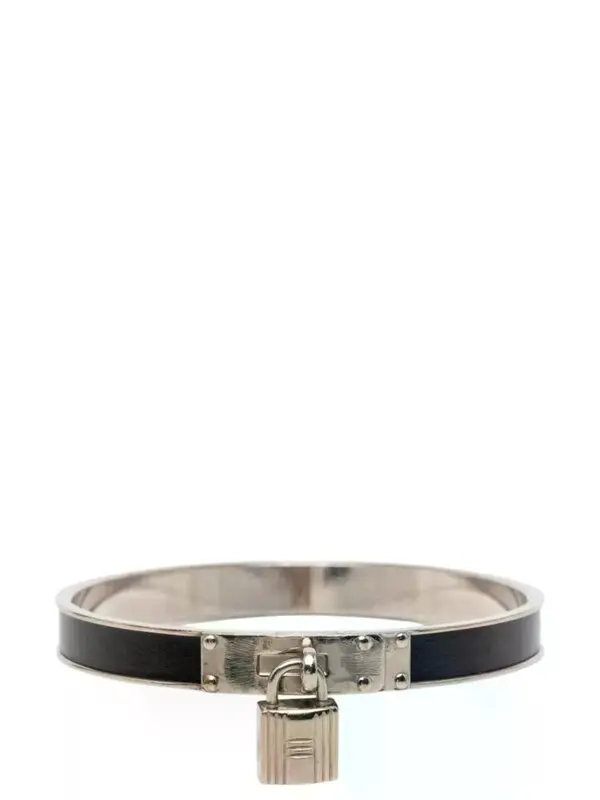 Hermès Kelly H Lock Cadena Bracelet - Black