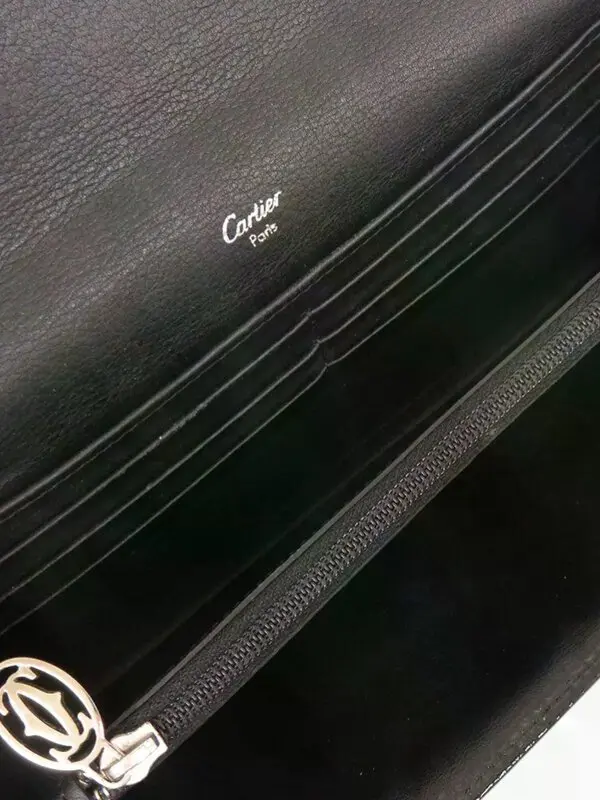 Cartier 1990-2010 Patent Happy Birthday Wallet Long Wallets