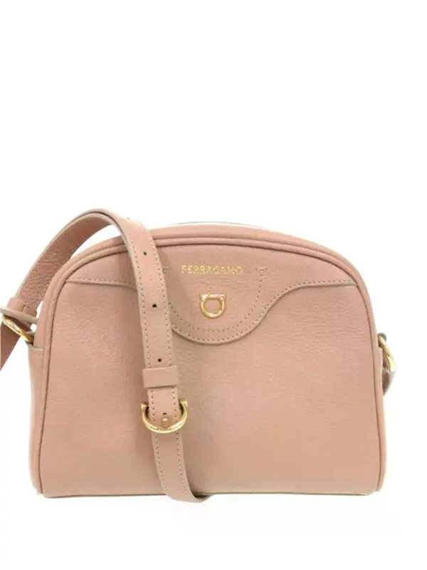 FERRAGAMO Leather Gancini Eram Crossbody Bag