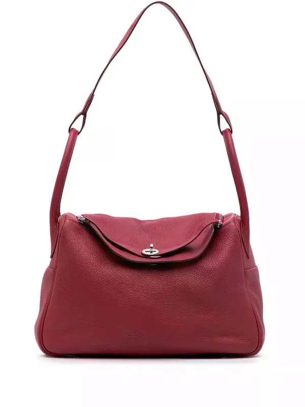 Hermès 2015 Clemence Lindy 34 Satchel - Red
