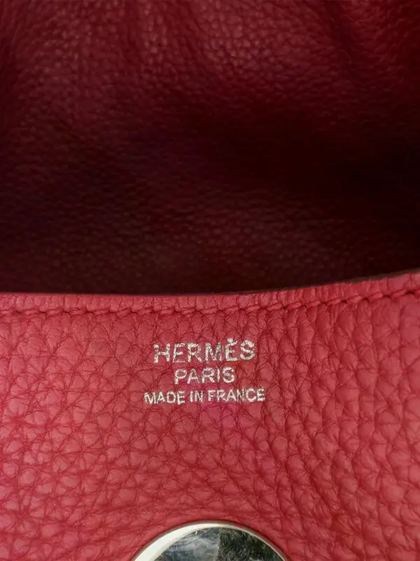 Hermès 2015 Clemence Lindy 34 Satchel - Red
