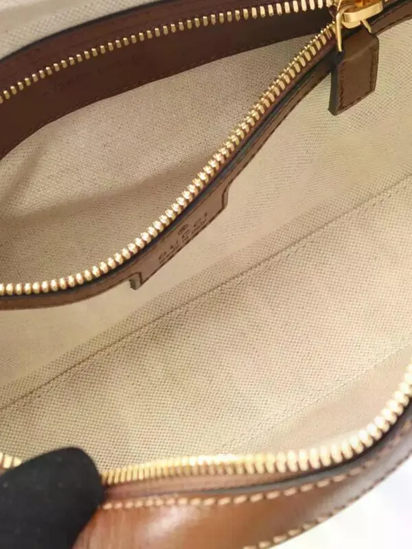 Gucci Gg Supreme Retro Interlocking G Messenger Bag - Neutrals