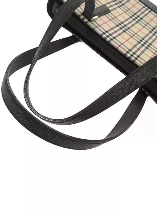 Burberry House Check Canvas Tote Bag - Neutrals