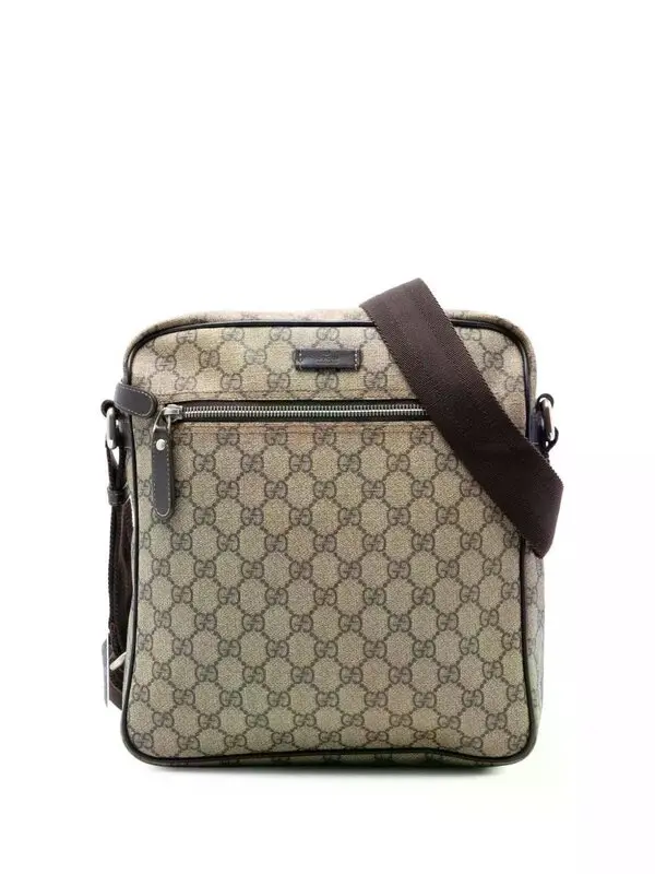Gucci Gg Supreme Crossbody Bag - Neutrals