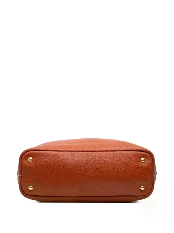 Prada Vittelo Daino Side Zip Shopper Tote Bag