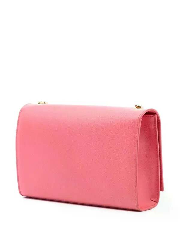 Saint Laurent 2015 Medium Grain De Poudre Monogram Kate Crossbody Bag - Pink