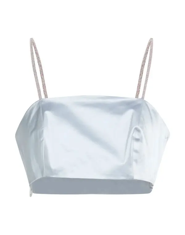 Peserico Crop Top With Appliqués - Grey