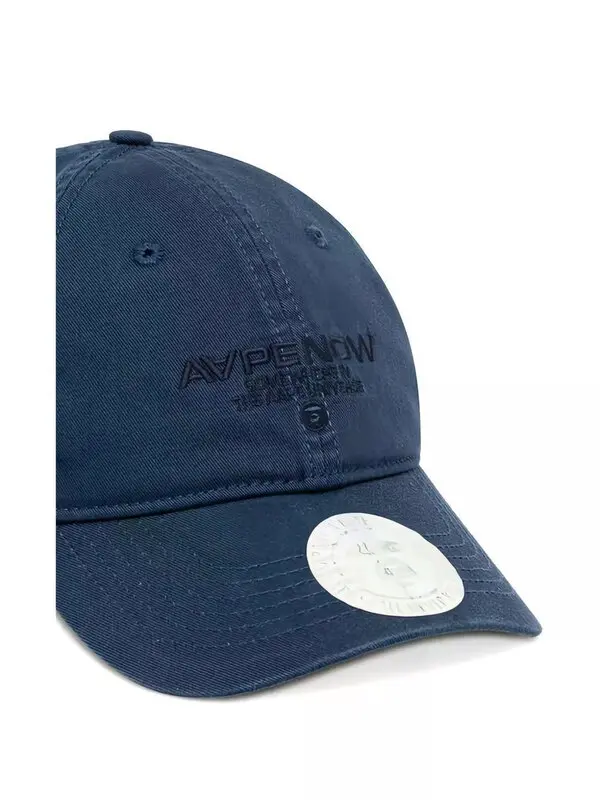 AAPE BY *A BATHING APE Embroidered Baseball Cap - Blue