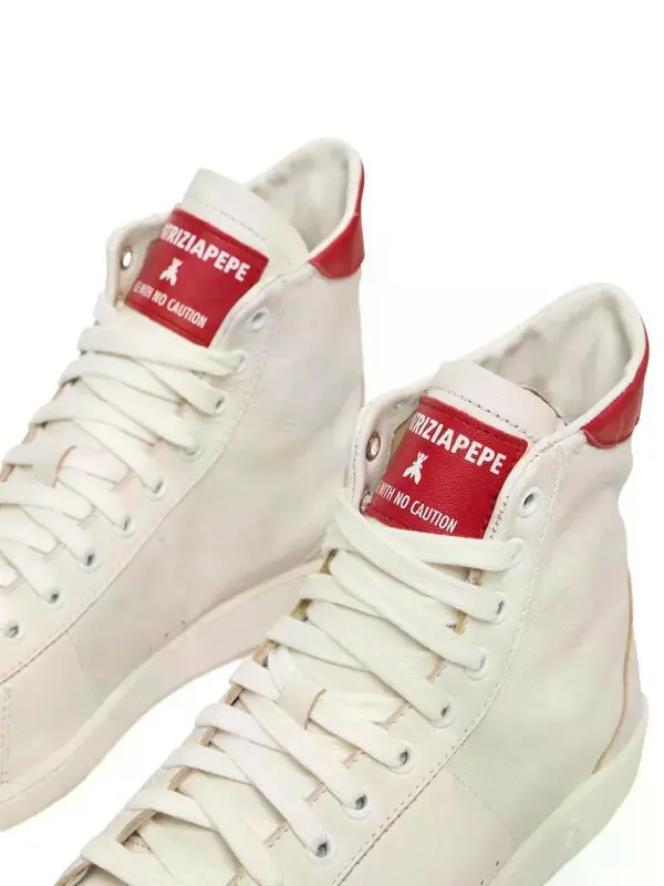 Patrizia Pepe High-top Leather Sneakers