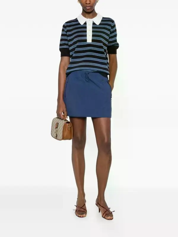 Gucci Drawstring Zip Skirt