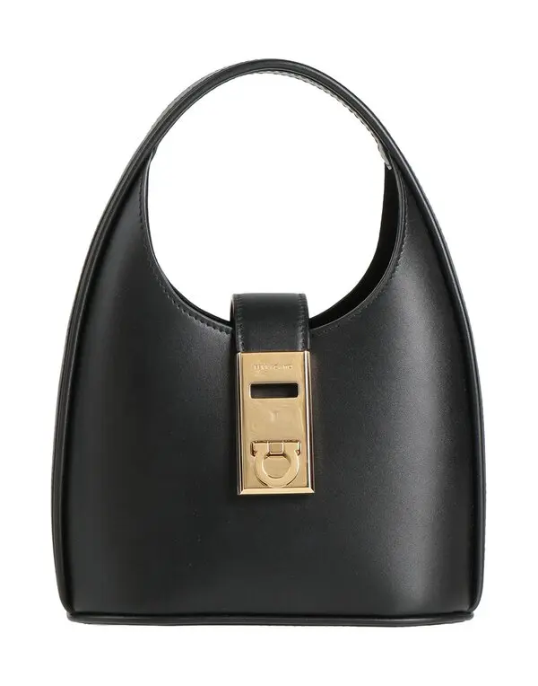 FERRAGAMO Hobo Mini Handbag In Calfskin And Kidskin