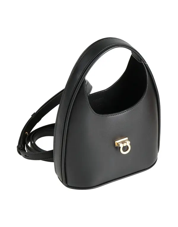 FERRAGAMO Hobo Mini Handbag In Calfskin And Kidskin