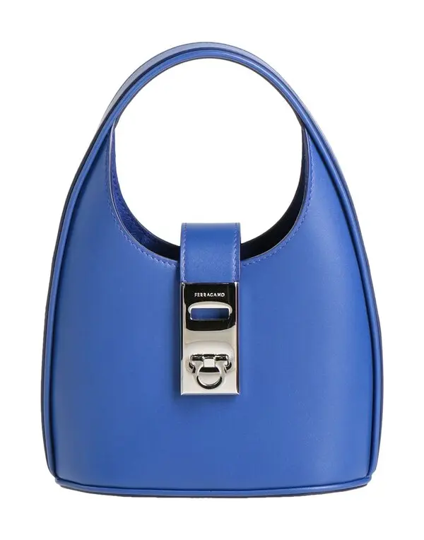 FERRAGAMO Hobo Mini Handbag In Calfskin And Kidskin