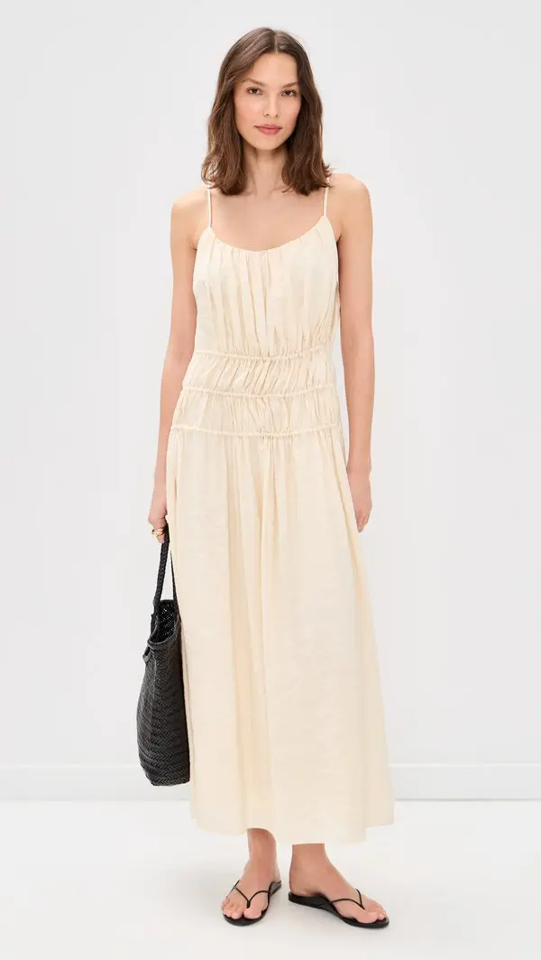 Jenni Kayne Wynn Midi Dress - Cream