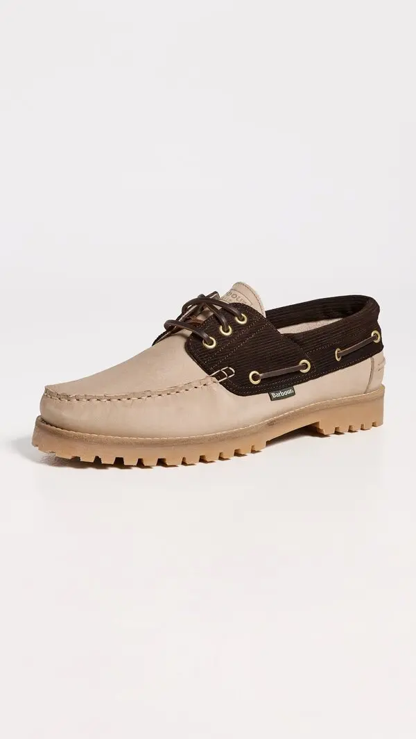 Barbour Deck Boat - Sand/brown