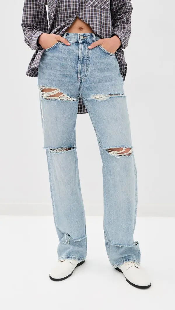 Acne Studios Light Crow Straight Leg Jeans
