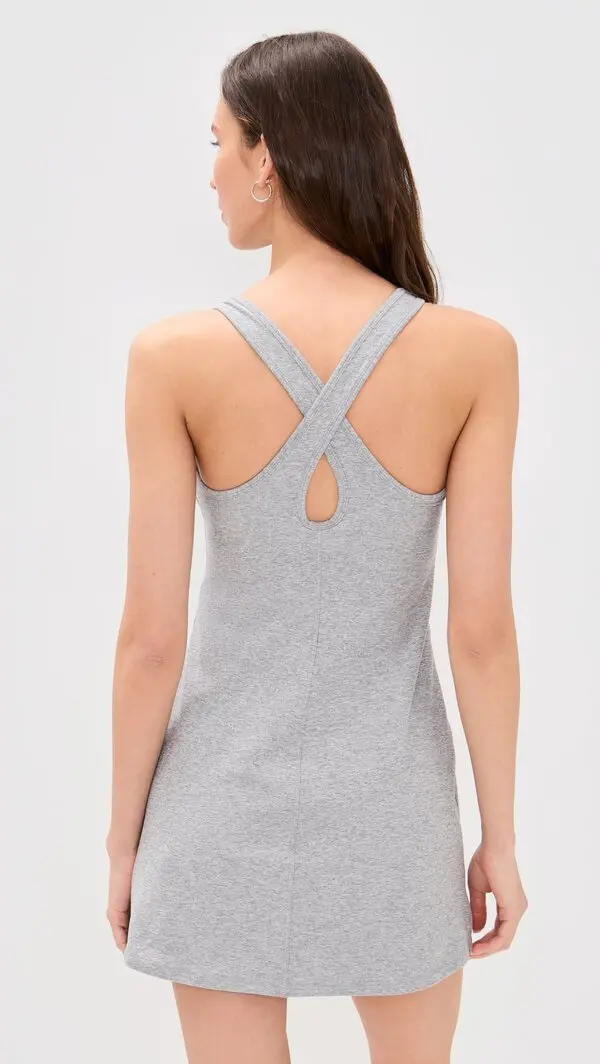 Beyond Yoga Spacedye Starting Line Mini Dress - Silver Mist