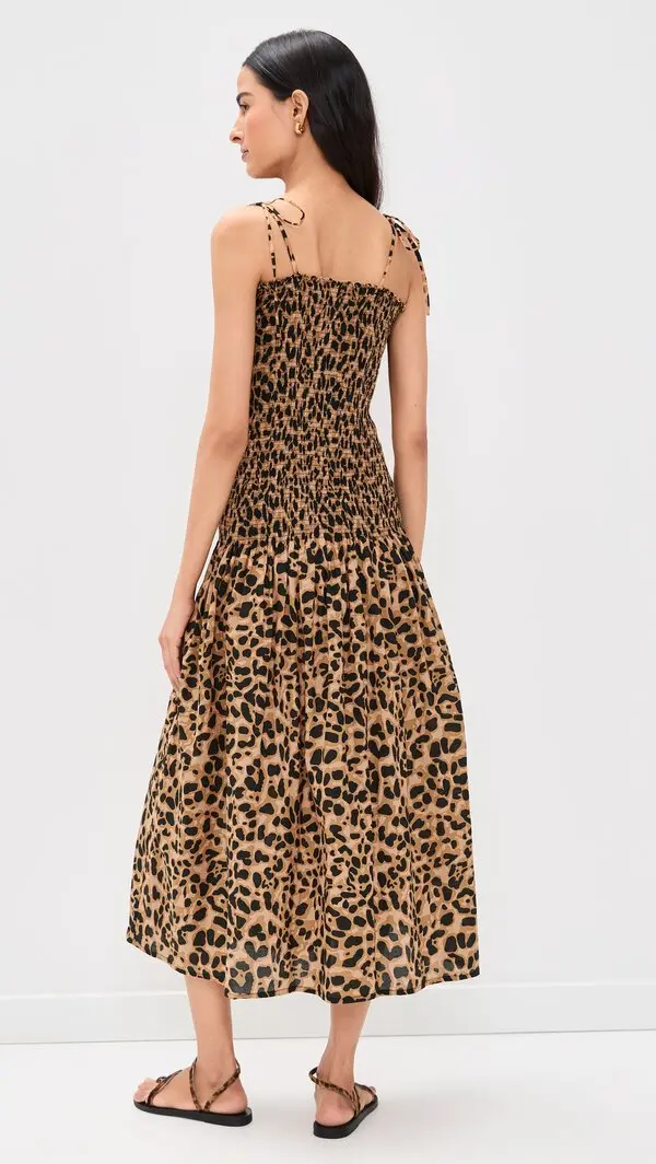 Natalie Martin Juliette Maxi Dress Leopard Print