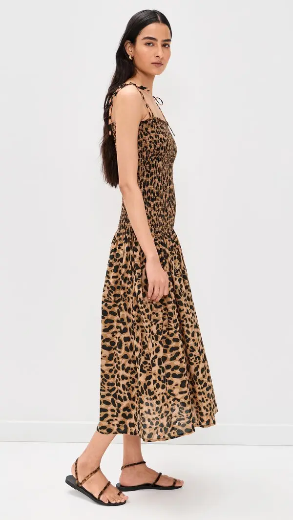 Natalie Martin Juliette Maxi Dress Leopard Print